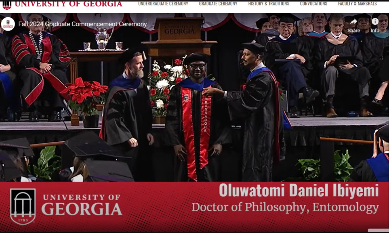Congratulations Daniel!! | Turfgrass and Ornamental Entomology